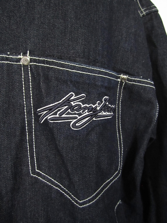 Vintage Karl Kani Denim Jacket Signature 90s Hip Hop … - Gem