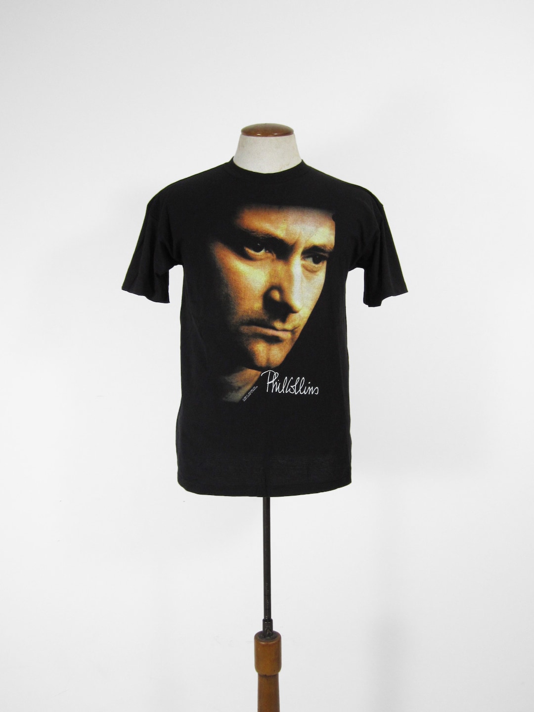 Vintage Phil Collins T-shirt but Seriously 1990 Black Tour Concert ...