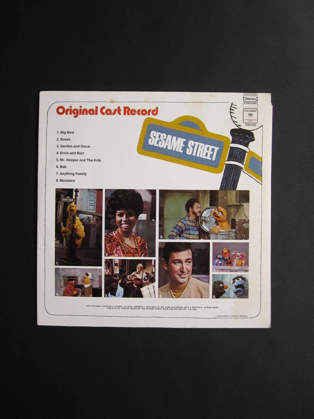The Sesame Street Record 1970 Vinyl Album LP - Etsy