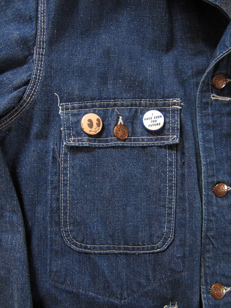 Memory Vintage Lapel Pin Round Advertising Button 1 - Etsy