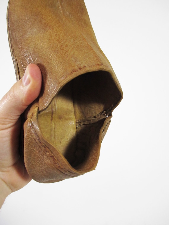 Vintage Balgha Moroccan Babouche Slippers Mule Shoes … - Gem