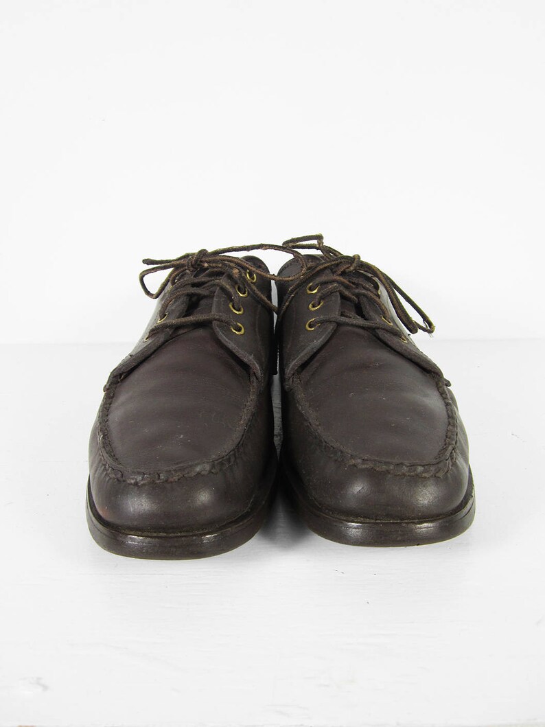 Vintage Gokey's Oxfords Moc Toe Shoes Boat Leather - Etsy