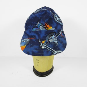 Vintage Welding Cap Kromer Motorcycle Print Deadstock Made in USA ...