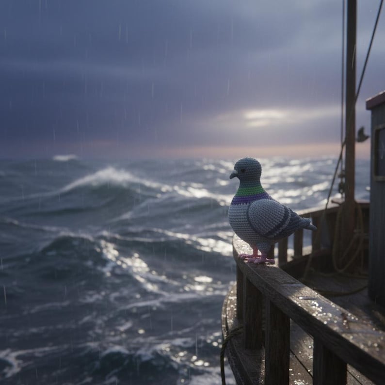 Realistic Crochet Pigeon Pattern | Amigurumi Bird Tutorial (digital ...