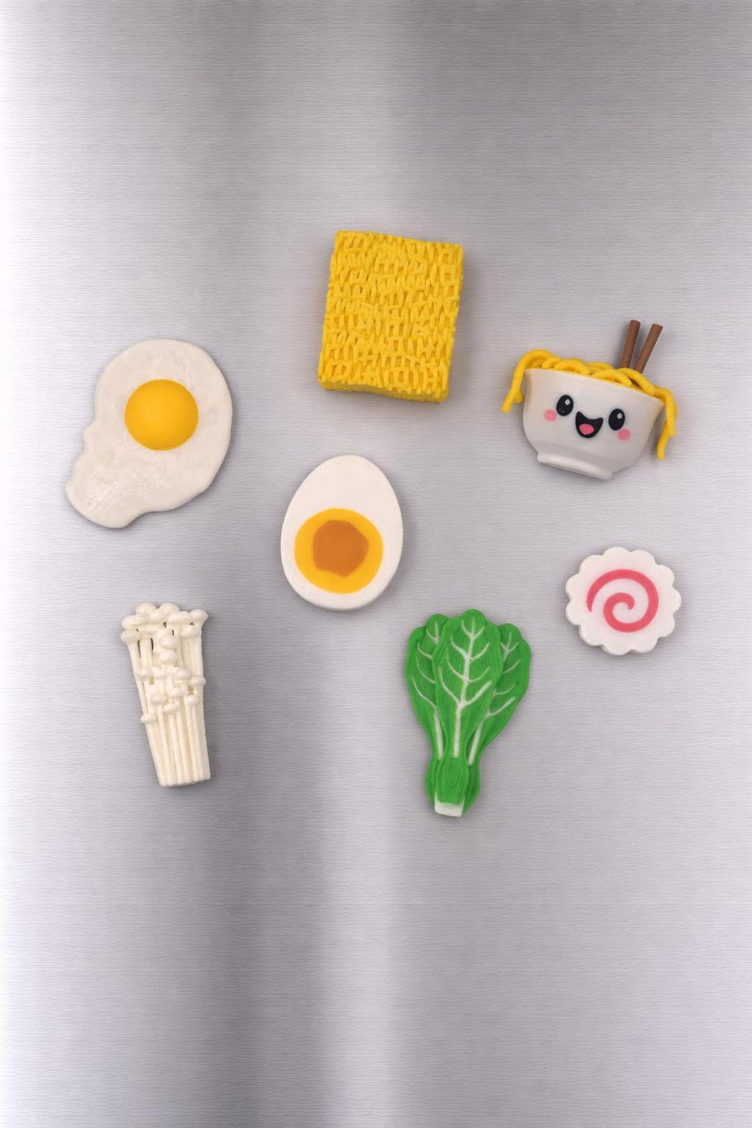 Ramen Fridge Magnets Set | Ramen Bowl & Toppings | Kitchen Decor Gift ...