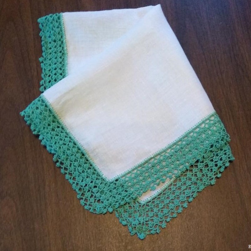 Irish Linen Hankie - Etsy