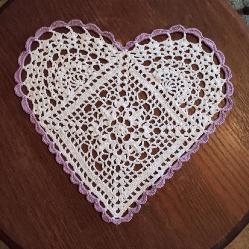 Heart Shaped Doilies - Etsy
