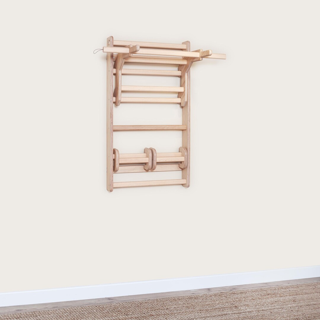 Mowofit Compact Pro Swedish Ladder Wall Bars – Calisthenics Fitness ...