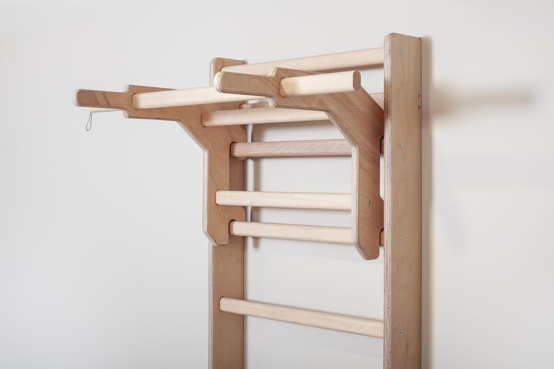 Mowofit Compact Pro Swedish Ladder Wall Bars – Calisthenics Fitness ...