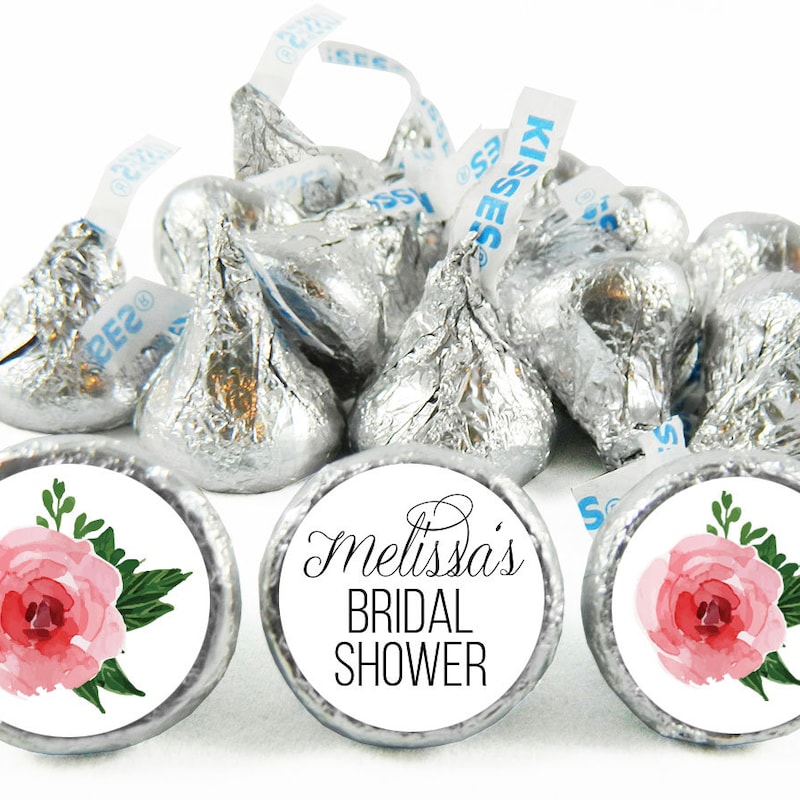 Hershey Kiss Stickers Bridal Shower Etsy