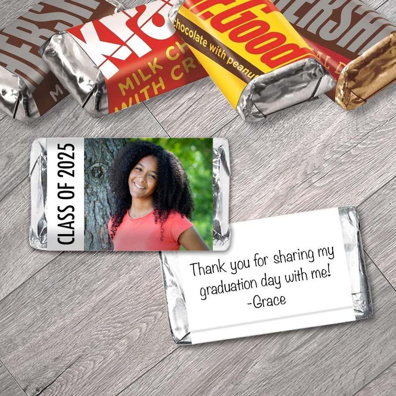 Graduation Candy Labels - Etsy
