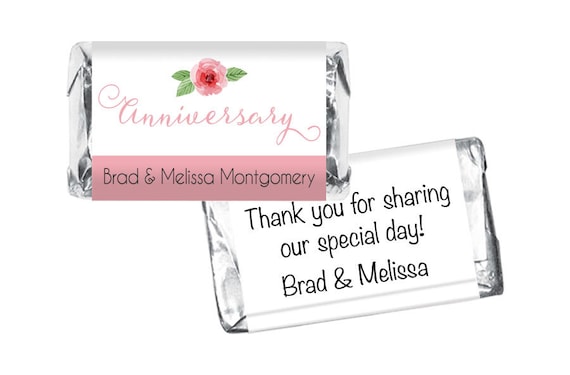 Anniversary Script Any Color Mini Wedding Anniversary - Etsy