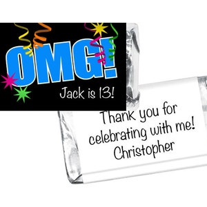 OMG Candy Bar Labels. OMG Mini Candy Bar Wrappers. OMG Birthday Party ...