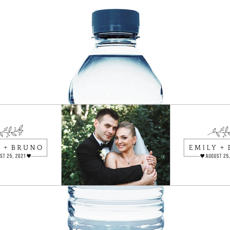 Wedding Water Bottle Labels - Etsy