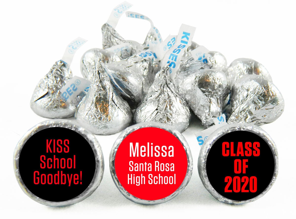Kiss School Goodbye - Graduation Labels for HERSHEY'S KISSES ...