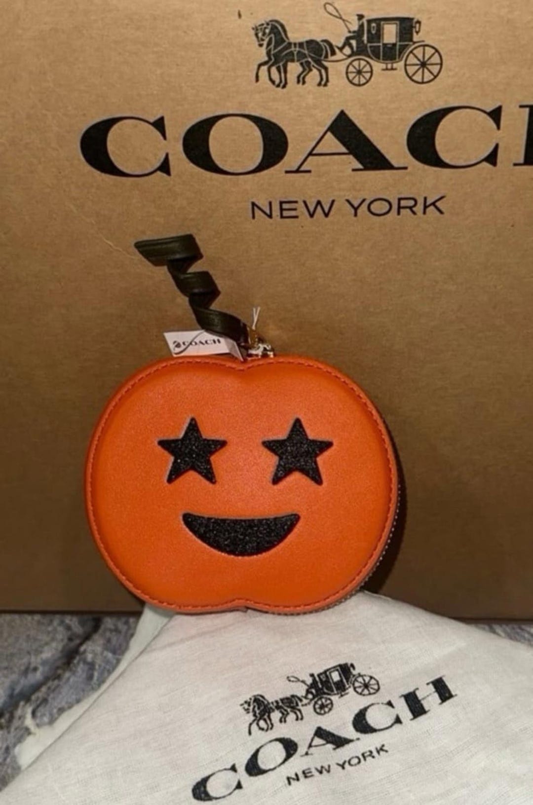 Coach Pumpkin Coin Purse so Much Fun! Authentic NWT - Etsy