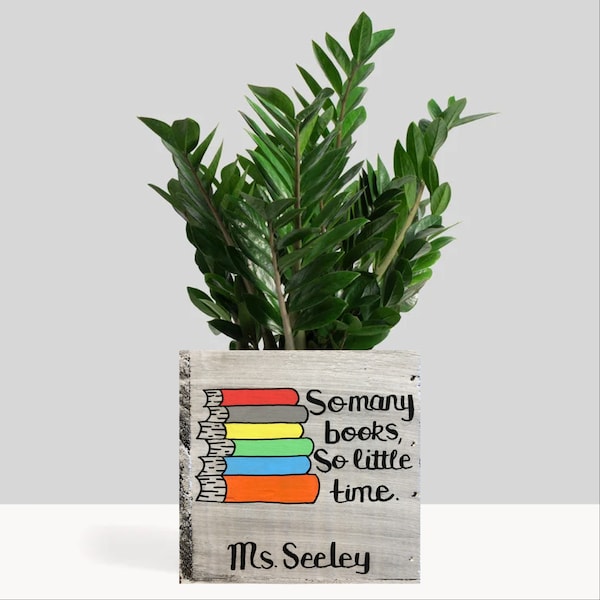 Book Planter - Etsy