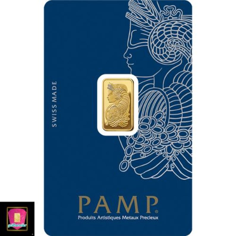 Lady Fortuna 2.5g Gold Bar – 24K Pure Minted Investment Bar - Etsy