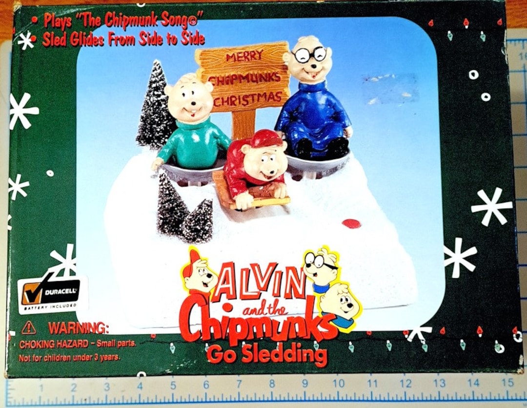 Vintage 1998 Alvin and the Chipmunks Go Sledding | Music and Motion ...