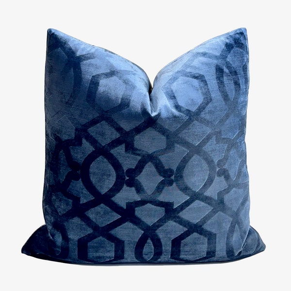 Embossed Velvet Throw Pillows - Etsy