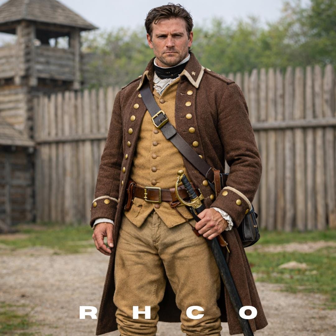 18th Century Colonial Revolutionary War Officer Costume – American ...