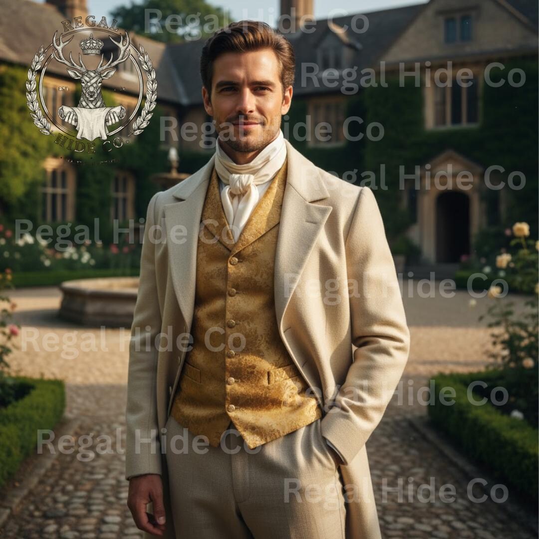 Men's Regency Tailcoat | Handmade Georgian Suit, Historical Reenactment ...