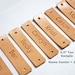 Personalized Leather Name Tag, Custom Leather Name Tag, Leather Hang ...