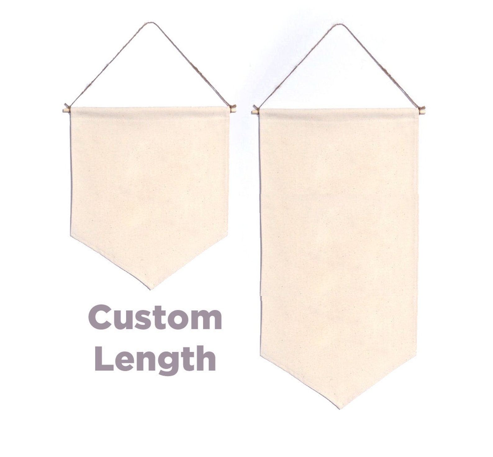 Custom Size Blank Pennant Banner Large Pin Display Enamel | Etsy