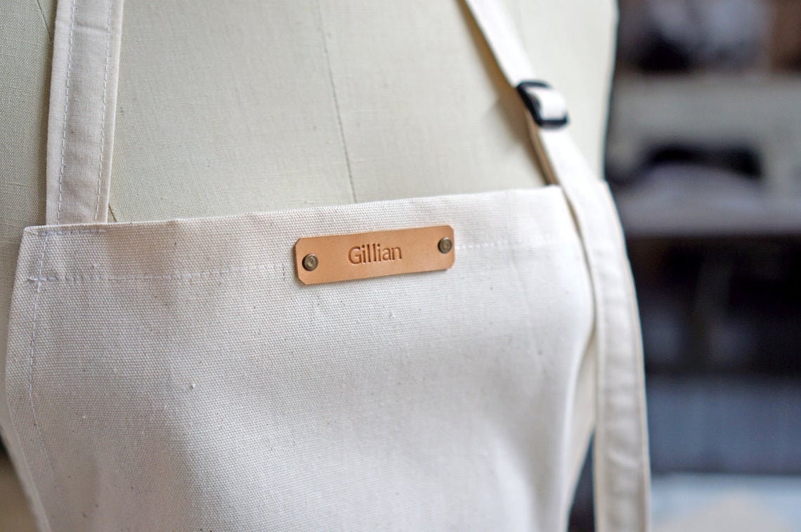 Personalized Leather Name Tag Custom Leather Name Tag - Etsy