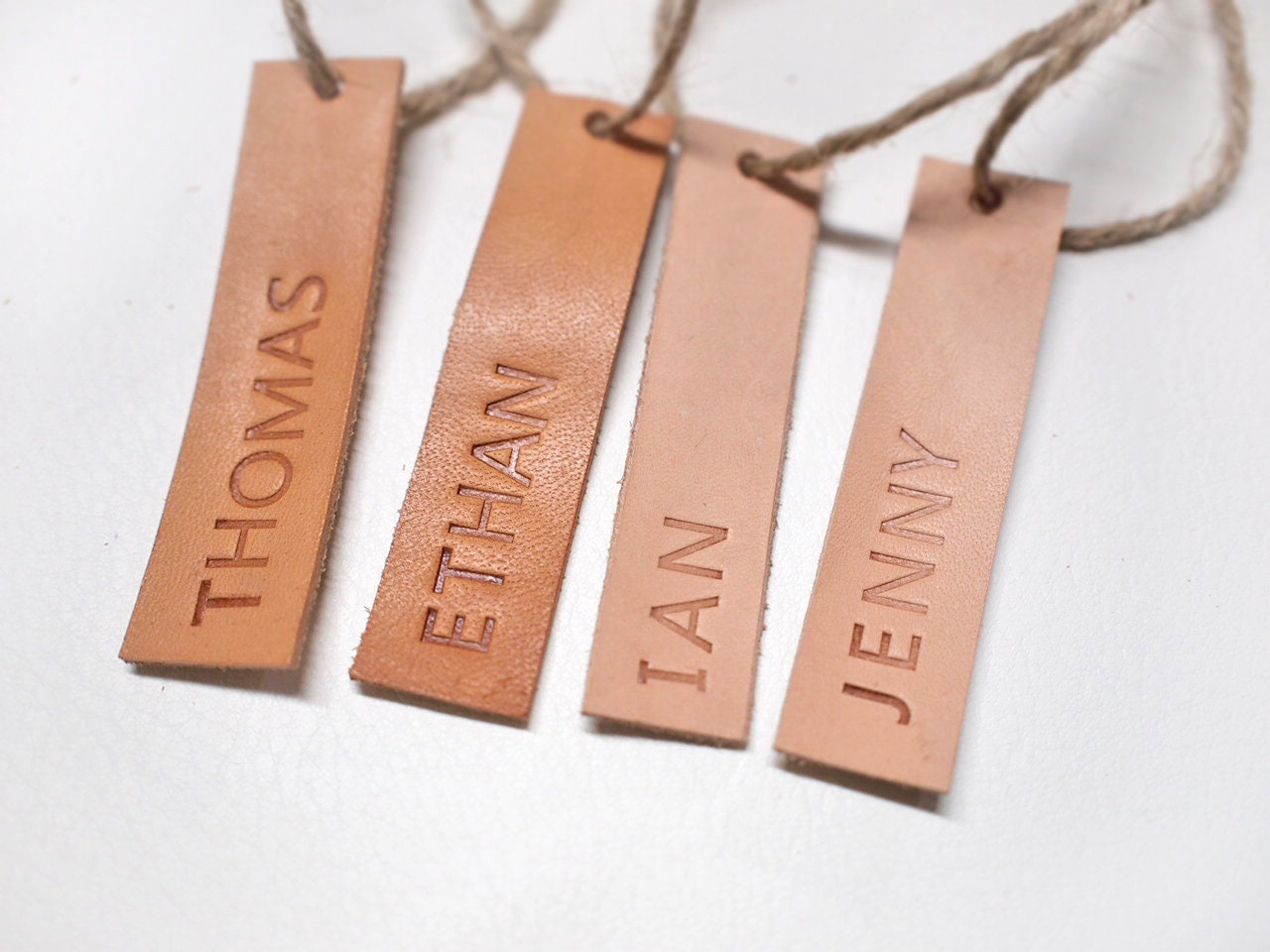 Personalized Leather Name Tag Custom Leather Name Tag - Etsy Canada