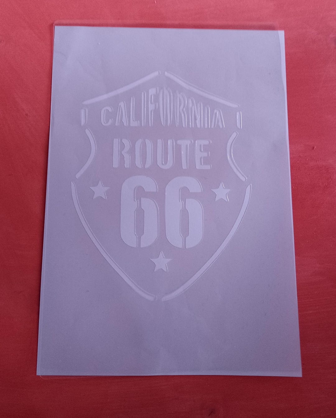Route 66 Spray Stencil A4 - Etsy