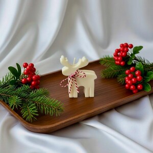 Christmas Candle Favors , Reindeer Candles , New Year Gift - Etsy