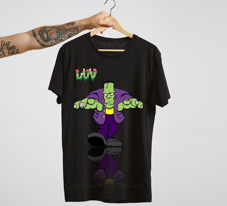 Frankenstein Monster Alphabet Clipart: Spooky Halloween Letters ...