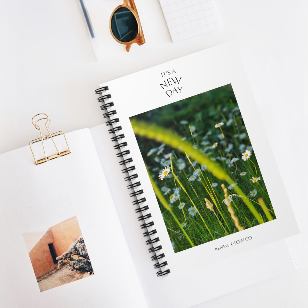 Renew Glow Co Daily Notebook - It's a New Day - Etsy