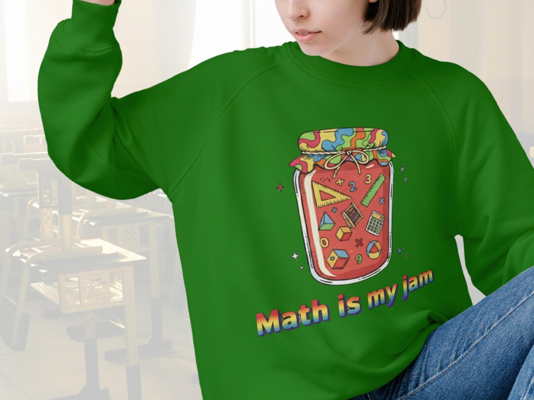 Math is My Jam Digital PNG| Funny Colorful Retro Pun Math Geek and ...