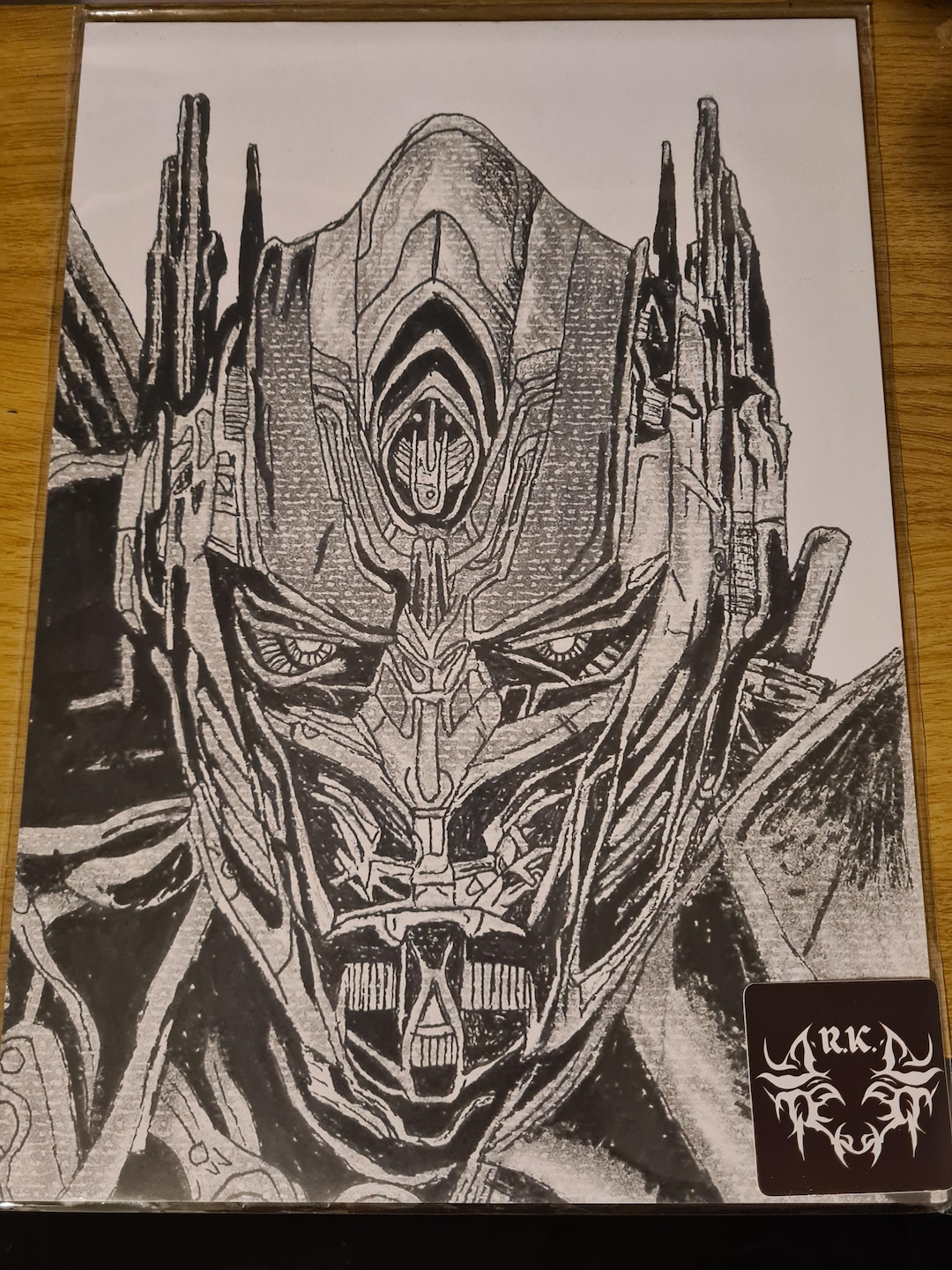 Optimus Prime Pen Sketch - A4 Drawing - Etsy