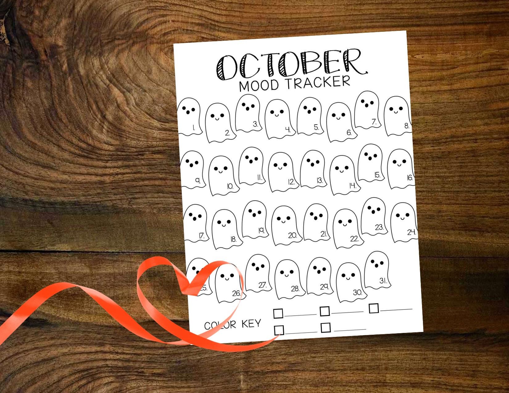 October Mood Tracker | Etsy