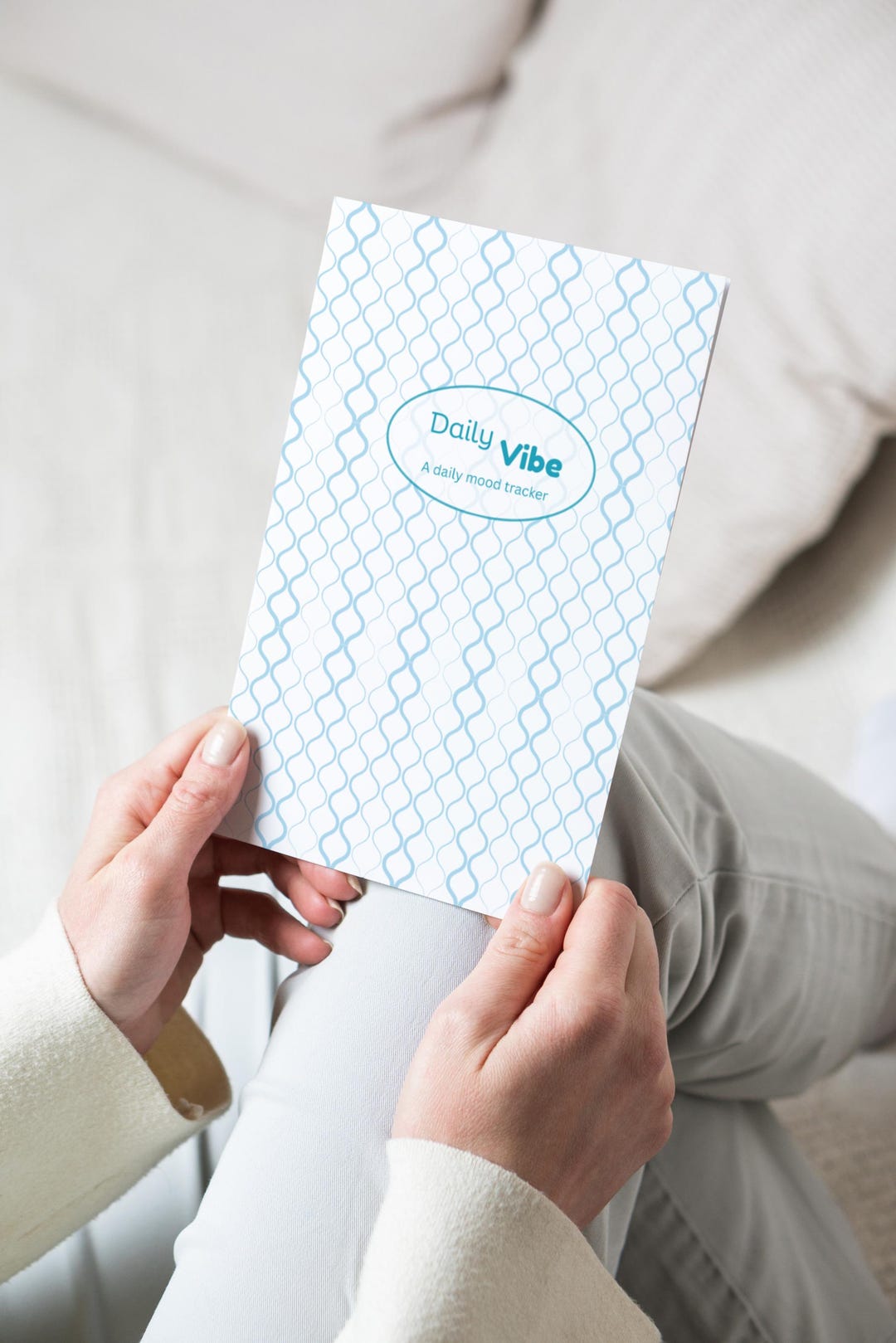 Printable Mood Tracker Booklet, Daily Vibe Mental Health Journal ...