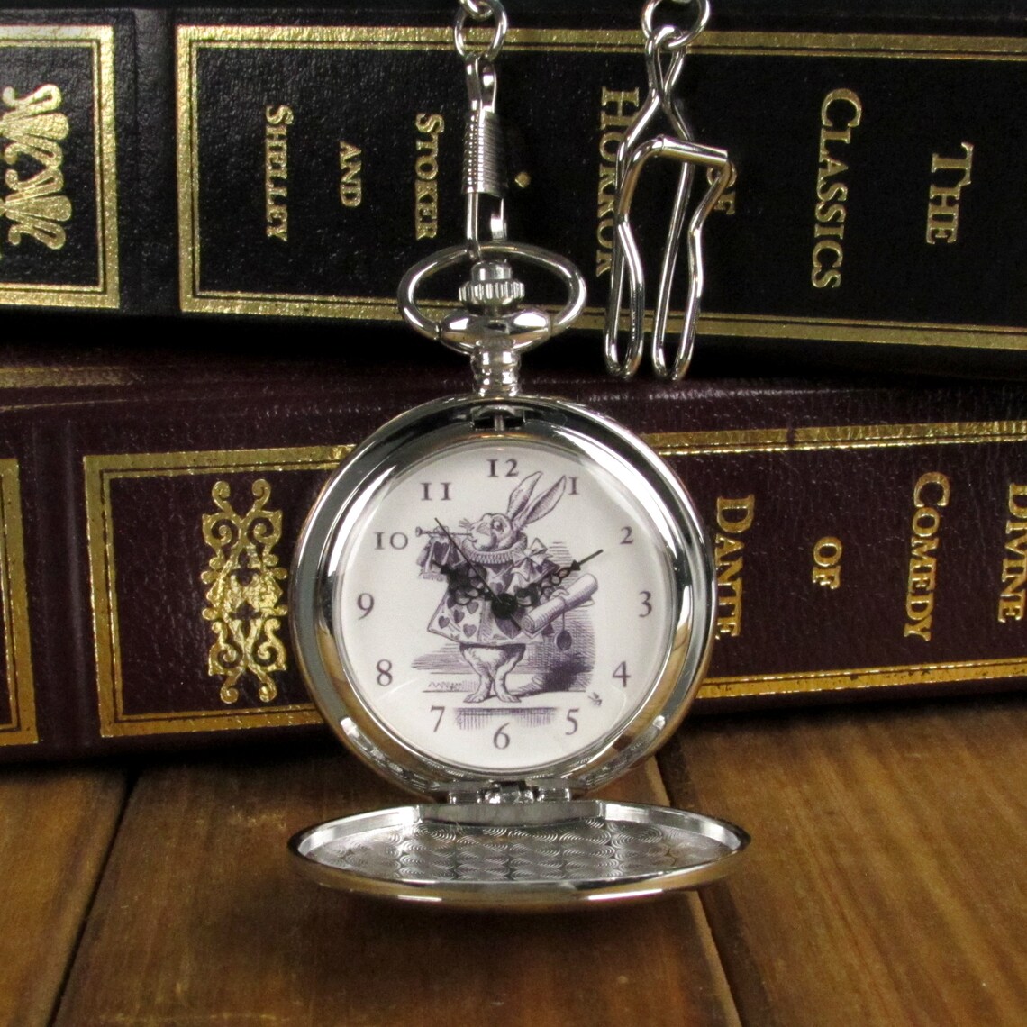 White Rabbit Pocket Watch - Etsy