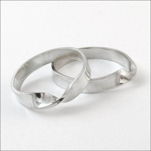 DNA Ring Braided Wedding Ring Geek Wedding Ring Science | Etsy