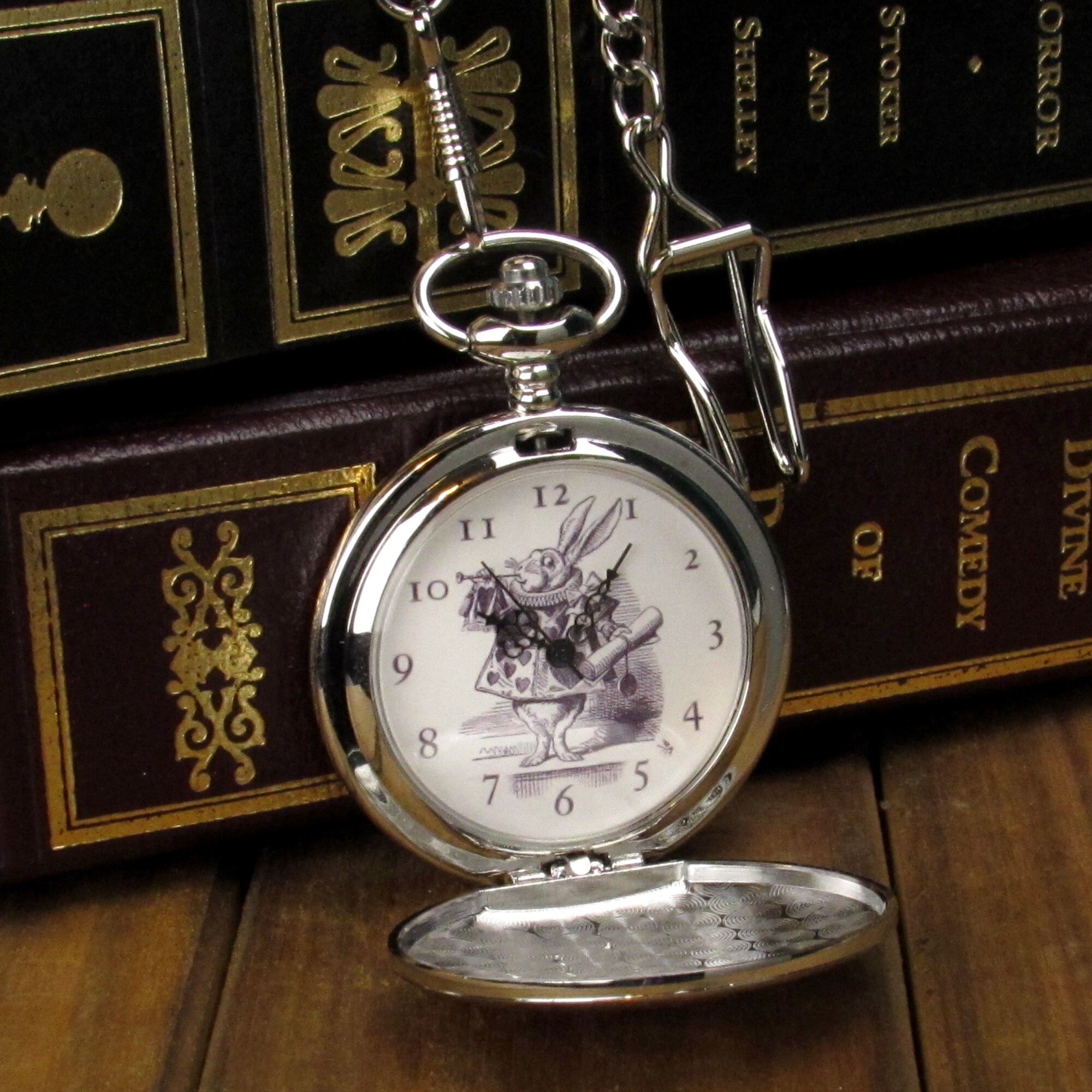 White Rabbit Pocket Watch - Etsy