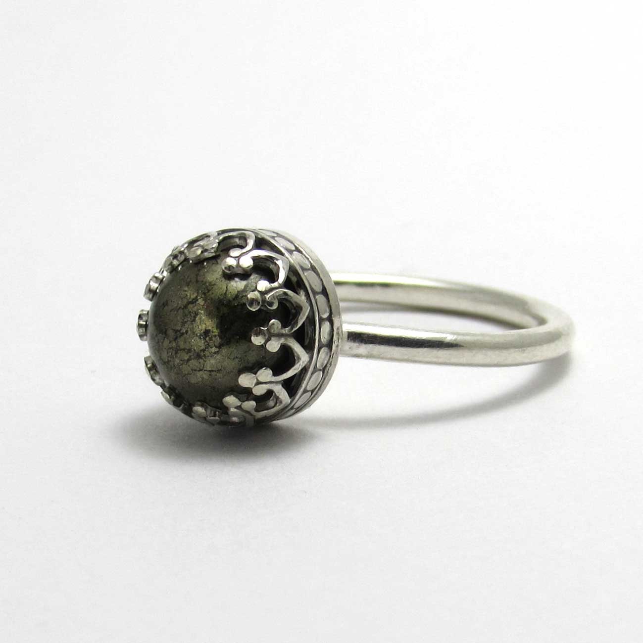 Gambit Pyrite Ring - Etsy