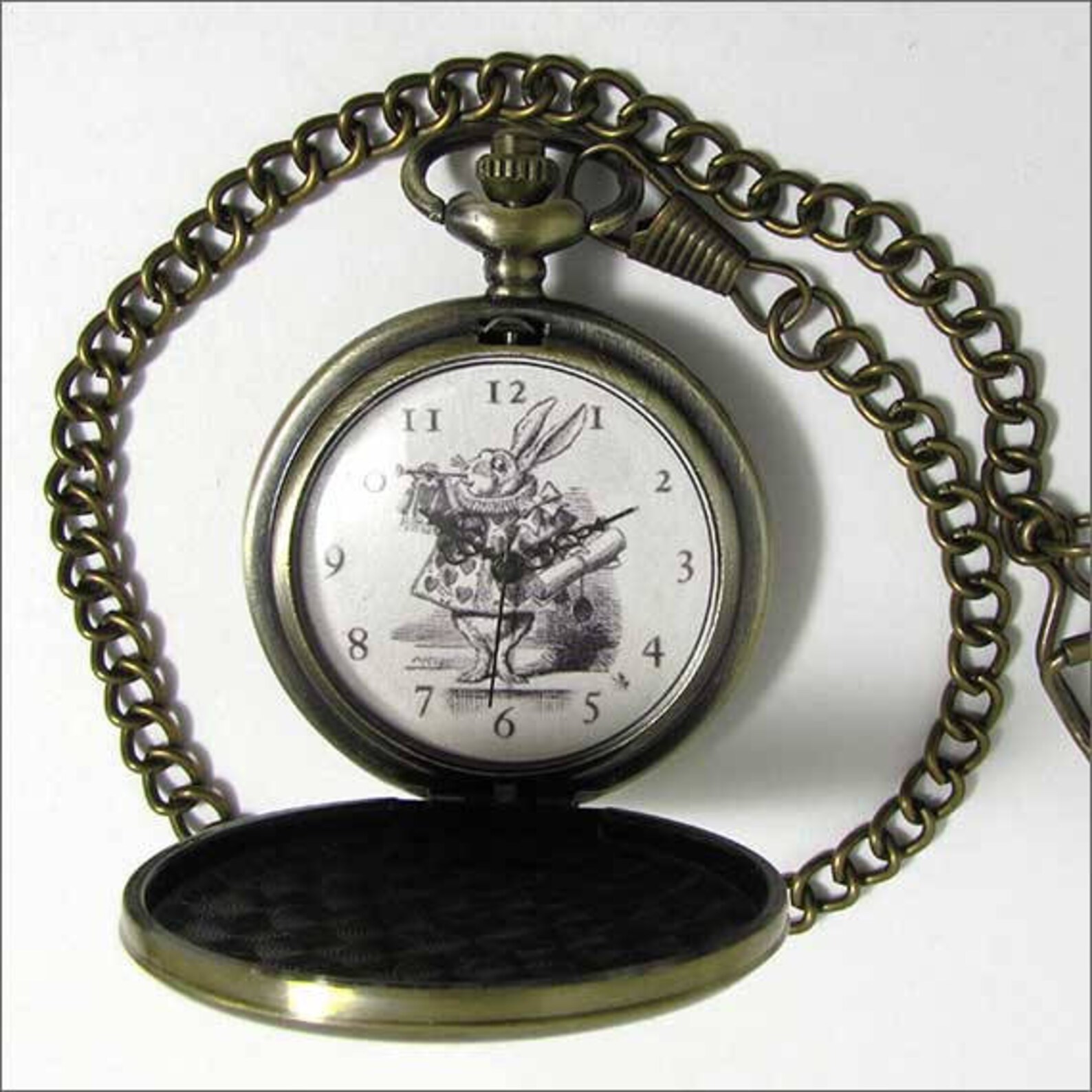 White Rabbit Pocket Watch | Etsy