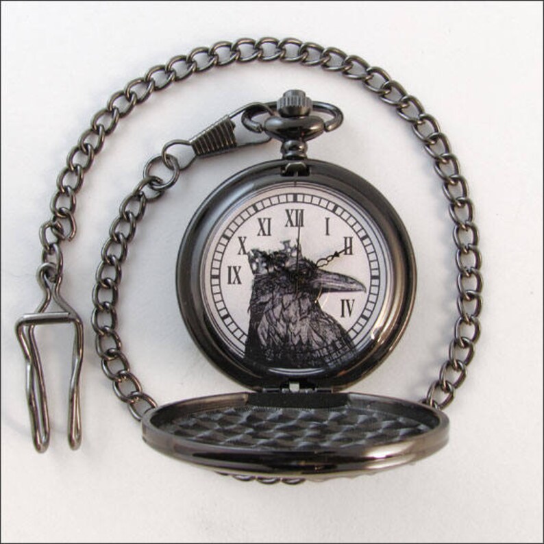 Raven King Pocket Watch | Etsy