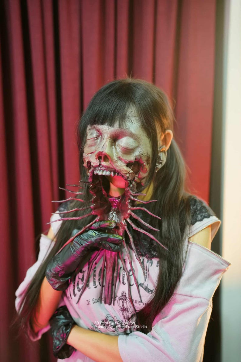 Sakuko Cosplay Mask | Silent Hill F | Horror Prop - Etsy