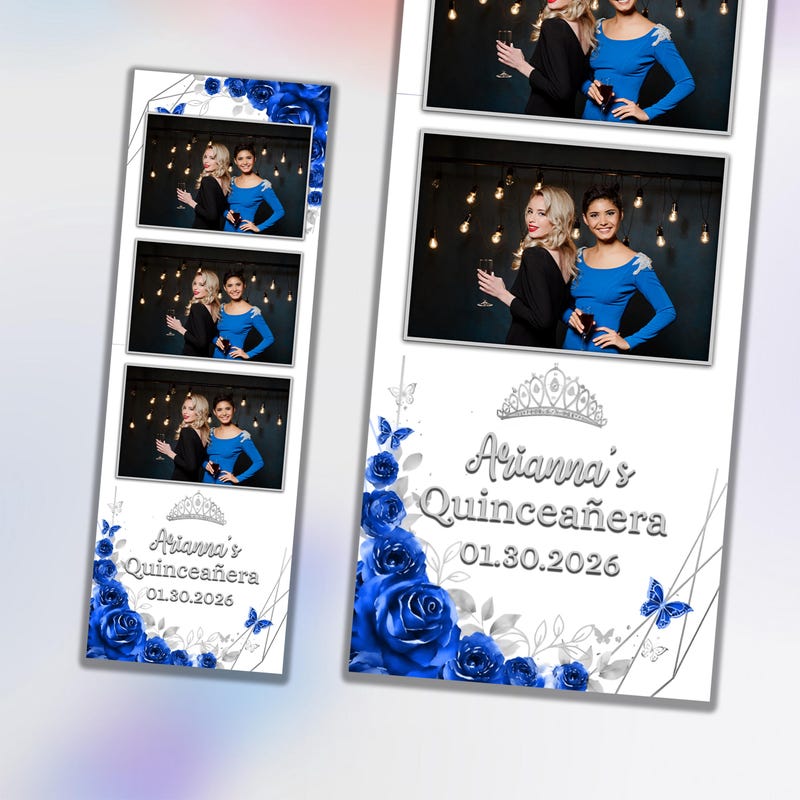 Photobooth Template Roses - Etsy