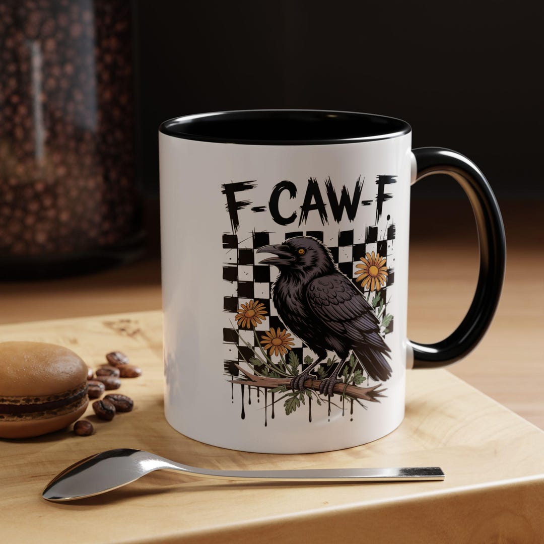 Mug - Raven F-CAW-F Design - Etsy
