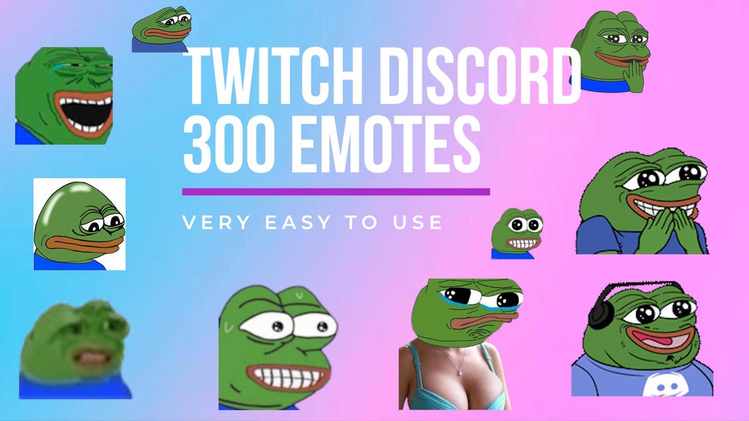 300 Pepe Meme Emotes for Twitch / Discord | Full Streamer Emoji Pack - Etsy