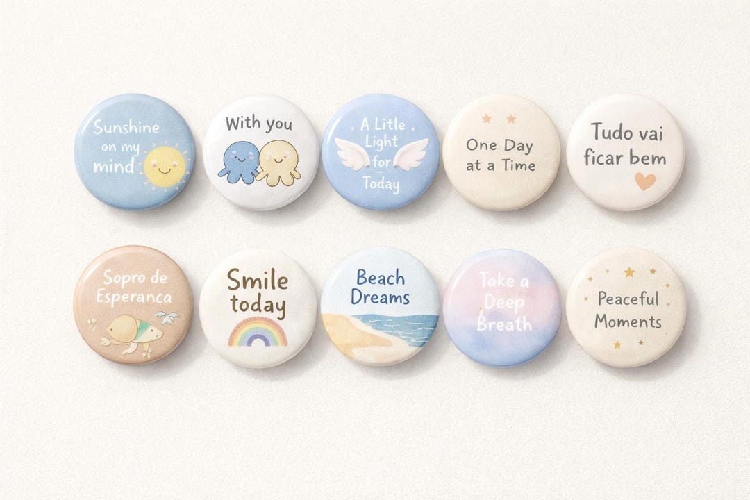 Cute Motivational Pin | 2.25 Inch Button Pin | Positive Quote Pin ...