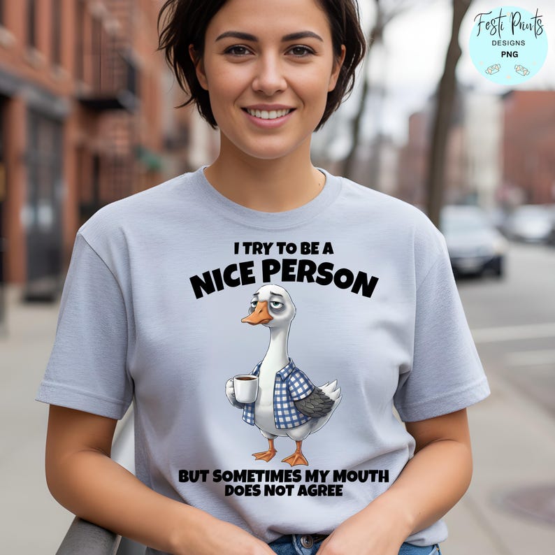 Sarcastic PNG, Grumpy Goose PNG, Funny Goose PNG, Sarcastic Quotes Png ...
